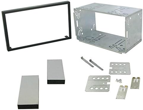 QLOUNI Car Stereo Double Din Cage with Frame for Car Radio, Double Din ...
