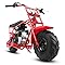 Amazon.com: Oryxearth 105CC 4-Stroke Mini Bike Red, Off Road Gas Powered with Automatic ...