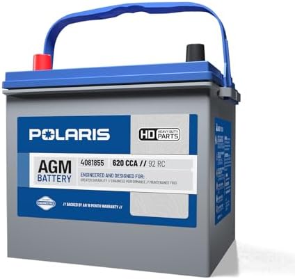 Amazon.com: RG26P-WS; Polaris SEALED MAINTENANCE FREE AGM BATTERY 600 ...