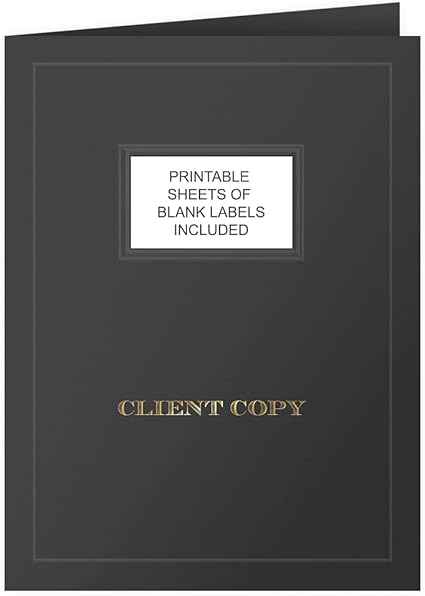 Amazon.com : The Gallery Collection, 25 Count, Black, Client Copy ...