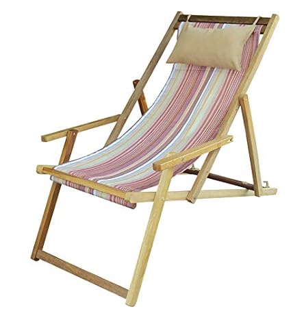 OAK N' OAK ® Wooden Folding Relaxing and Comfortable Reclining Easy ...