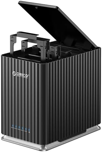 UGREEN 5 Bay USB C RAID Hard Drive Enclosure 100TB for 3.5 2.5 Inch SSD ...