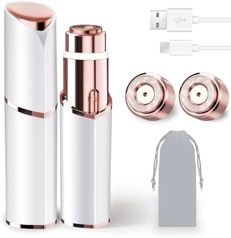 Amazon.com : Women Facial Hair Removal Device Battery Operated with 2 ...