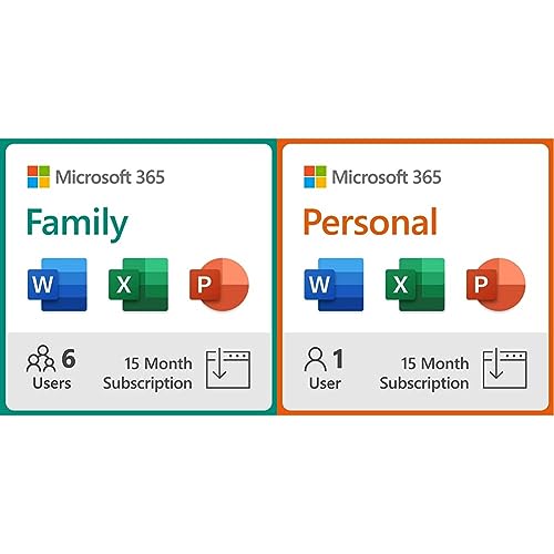 Microsoft 365 Family + Personal 15-month subscription | Activation ...