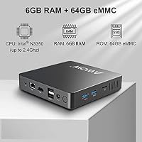 Amazon.com: Mini PC Mini Desktop Computer Windows 10 AWOW Intel Celeron ...