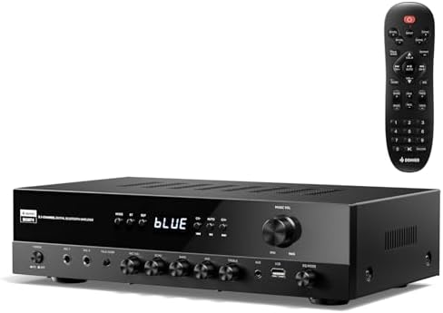 Amazon.com: Donner Stereo Receivers, 5.1 Channel Audio Amplifier with ...