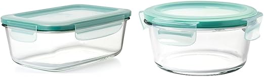 Amazon.com: OXO Good Grips Smart Seal Glass Food Storage Containers ...