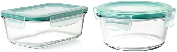 Amazon.com: OXO Good Grips Smart Seal Glass Food Storage Containers ...