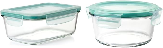 Amazon.com: OXO Good Grips Smart Seal Glass Food Storage Containers ...