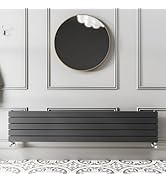 Pinta Horizontal Compact Radiator Double Flat Panel Column Slim ...