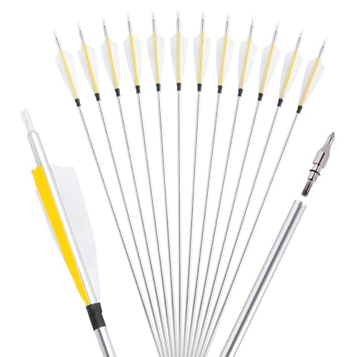Archery Aluminium Arrow Spine 500 Aluminium Arrow Shafts Target ...