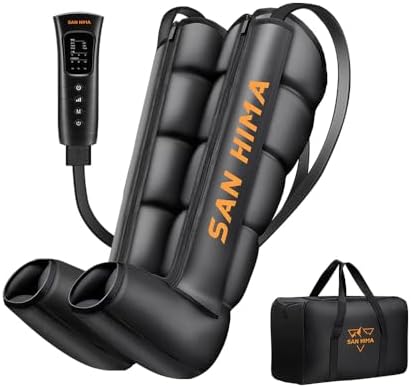 Amazon.com: SAN HIMA Air Compression Leg Massager - Sequential Full Leg ...