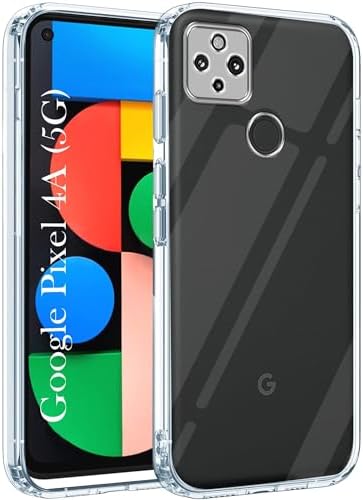 Jkobi Back Cover for Google Pixel 4a 5G (Silicone Clear Shockproof Case ...