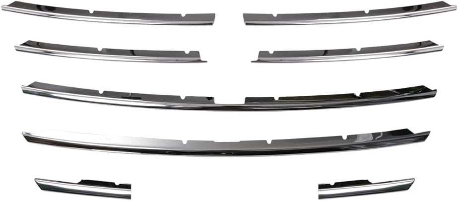 Amazon | BM セレナ C28 フロント グリルカバー ガーニッシュ ステンレス製 鏡面仕上げ メッキ カスタム パーツ 外装 モール 6283 | フロントバンパープロテクター ...