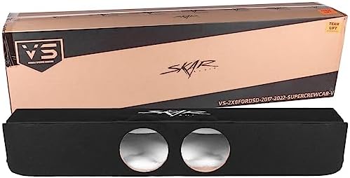 Amazon.com: Skar Audio Dual 8" Ported Subwoofer Enclosure Compatible ...