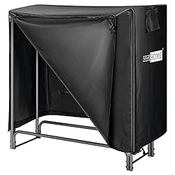 Amazon.com : VIVOHOME 4ft Heavy Duty Indoor Outdoor Firewood Storage ...