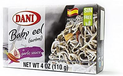 Amazon.com : Dani Baby Eel ( Surimi ) Pack of 25 units , in Garlic ...