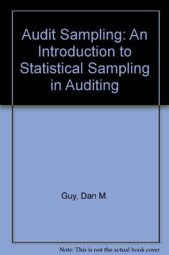 Amazon | Audit Sampling: An Introduction to Statistical Sampling in ...