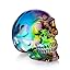 Amazon.com: HDCRYSTALGIFTS 3 Inch Multi-Color Crystal Human Skull Model ...