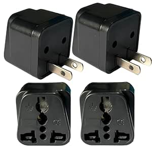 Vadda Bai Universal Plug Converter Travel Adapter for India to USA ...