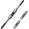 uxcell Adjustable Tap Wrench Handle, for Metric M4-M10 Taps, Thread Tap ...