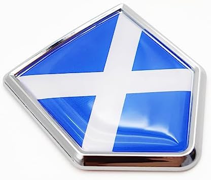 Amazon.com: Overdecor Scotland Flag Decal Stickers Car Emblem Scottish ...