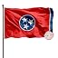 Amazon.com : TN Tennessee State Flag 3x5 Outdoor Double Sided- 3Ply ...