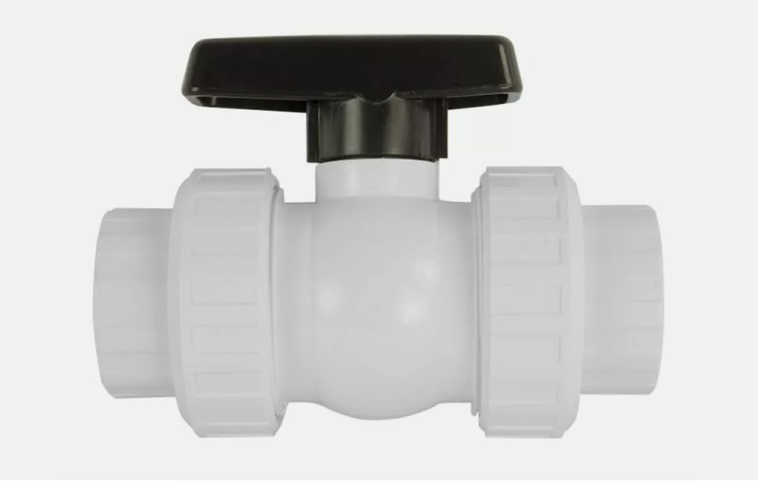 Amazon.com: Swimming Pool 2 - Way Union Ball Valve 1½" FIP to FIP ...