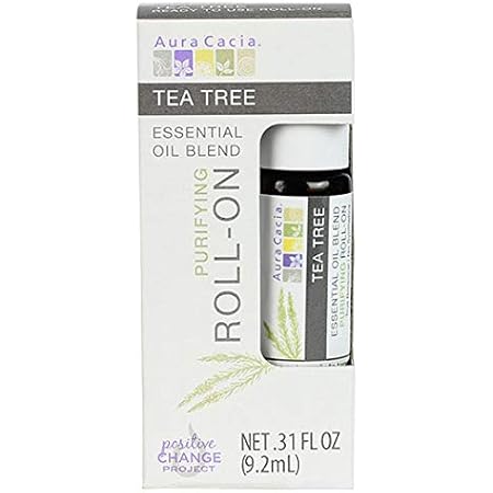 Amazon.com : Aura Cacia Tea Tree Roll-On | 0.31 fl. oz. : Health ...