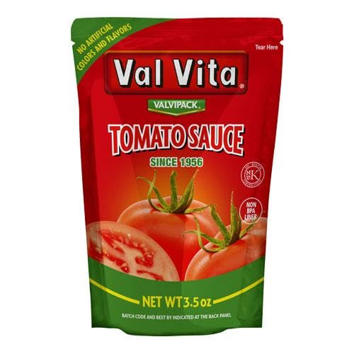 Amazon.com : Valvita, Tomato Sauce Pouch, 3.5 Ounce : Grocery & Gourmet ...