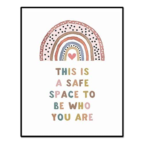 Amazon.com: This Is A Safe Space To Be Who You Are, Boho Classroom ...