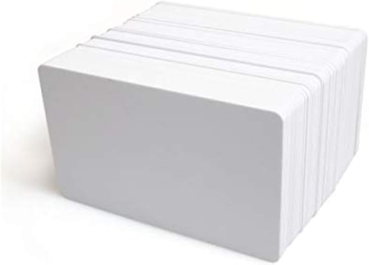 Blank White PVC Plastic ID Cards for Magicard, Evolis, Zebra, Smart ...