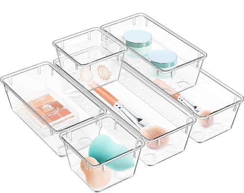 Wixger Plastic Drawer Organizer Set : Amazon.in: Home & Kitchen