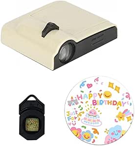 Amazon.com: Mini Projector Birthday Party Decoration Projector Portble ...