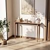 Amazon.com: AQIMUELE Wood Console Table Walnut Entryway Table, Thin ...
