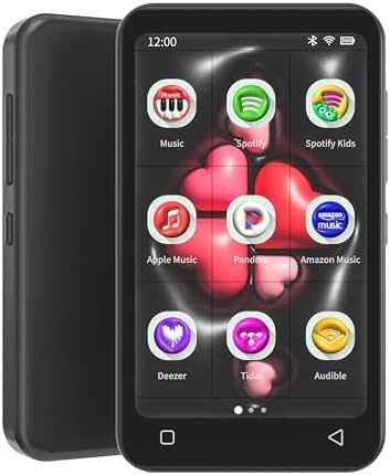 Amazon.com: TIMMKOO 72GB MP3 Player with Bluetooth, 4.0" Full ...