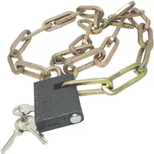 Stainless Steel Lock Chain 18 inch (1.5 Feet) Long - Polished Heavy ...