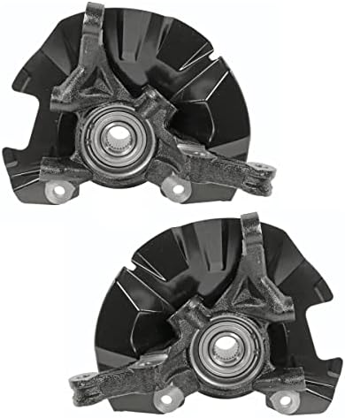 AutoShack Pair of 2 Front Steering Knuckle & Wheel Bearing Hub Assembly ...