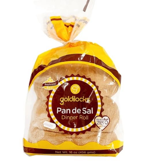 Amazon.com: Goldilocks Pandesal Dinner Roll Bread Net WT 16Ooz 455g ...