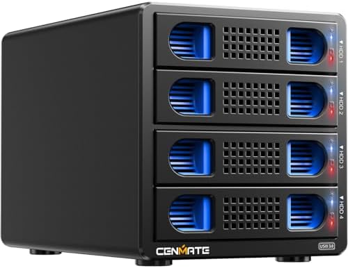 Amazon.com: Mediasonic Raid 4 Bay Hard Drive Enclosure - USB 3.2 Gen 2 ...