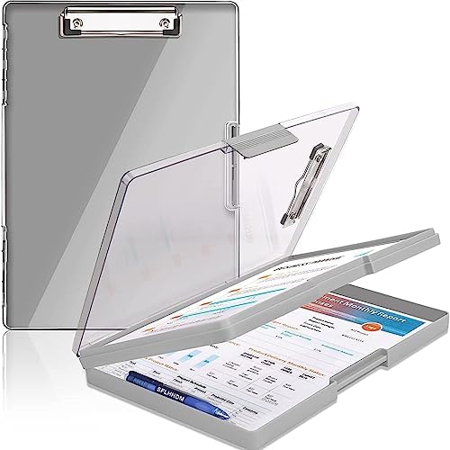 oddpod™ Sleek A4 Clip Pad with Side-Opening/Clipboard with Storage Case ...