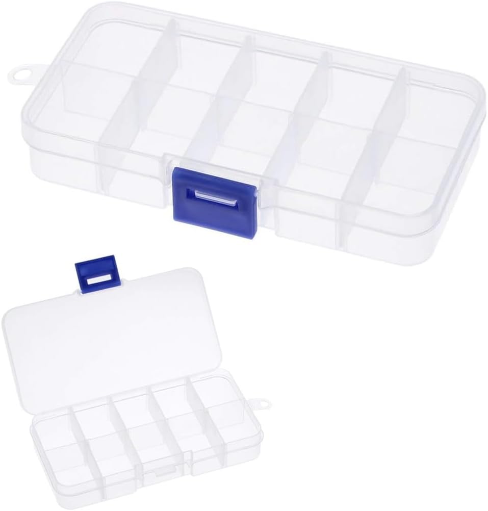 Naler 5 x Sortierbox Mehrfarbig Plastikschachtel Plastik Box für ...