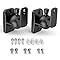HomeMount Speaker Wall Mount Brackets with Screws - Universal Surround Sound Speaker Mounts ...