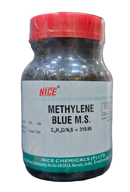 NICE Methylene Blue M.S (Dye Content82%) 25GM (Lab use only) : Amazon ...