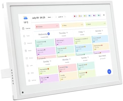 10.1 Inch WiFi Digital Calendar, Smart Touchscreen Interactive Display ...