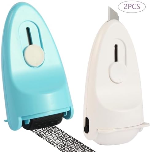 Amazon.com: Siesoe Identity Theft Protection Roller Stamp - Guard Your ...