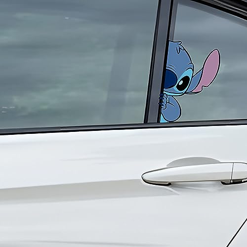 Snapklik.com : Stitch Peek Funny Cartoon Anime Decal Sticker For Car ...