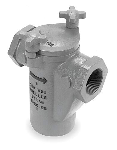 Mueller Steam Specialty - 2 125 SS SCREWED - Basket Strainer, Cast SS ...