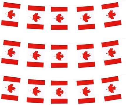Amazon.com : Canada String Flag Pennant Banner, Small Mini Canadian ...