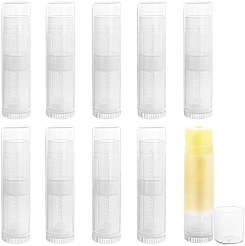 Amazon.com: 10 Pack 15g/0.5oz Lip Balm Tubes Plastic Lipstick Tube ...
